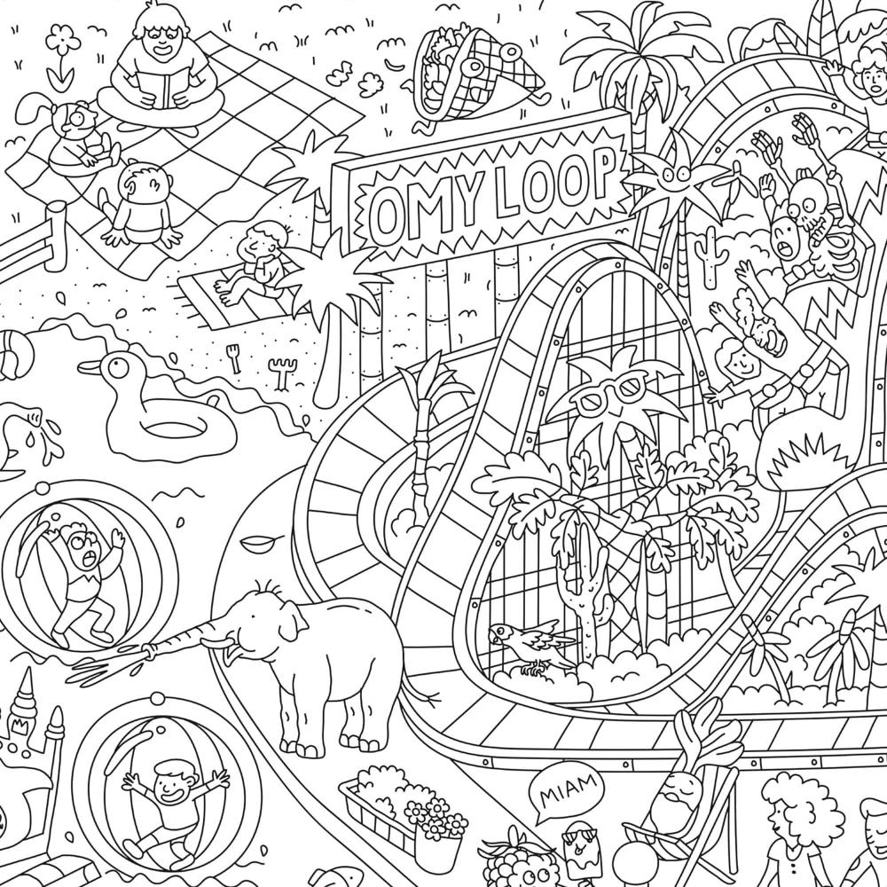 OMY - Large Poster - Fun Park- Babystore.ae OMY - Large Poster - Fun Park- Babystore.ae