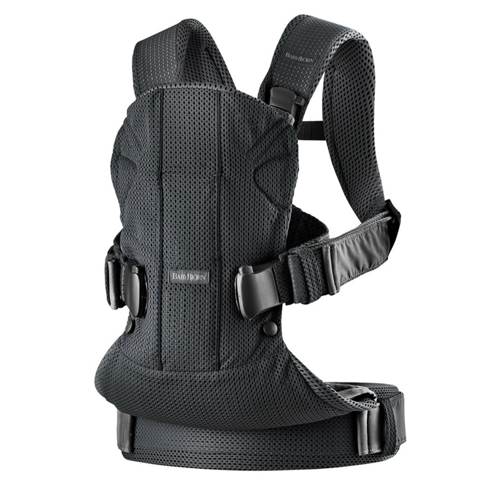 BabyBjorn - Baby 3D Mesh Carrier One Air - Black- Babystore.ae