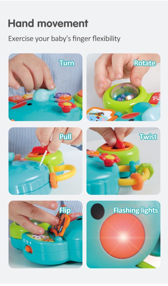 Hola Baby Toys Elephant Keyboard- Babystore.ae Hola Baby Toys Elephant Keyboard- Babystore.ae